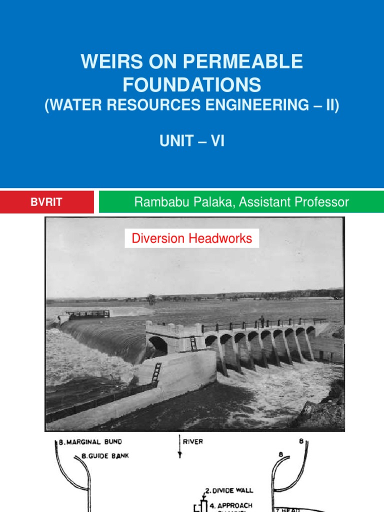 Wier On Permeable Foundation | PDF | Permeability (Earth Sciences ...