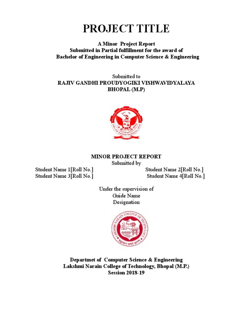 New Format Minor Project | PDF | Specification (Technical Standard) | Computing