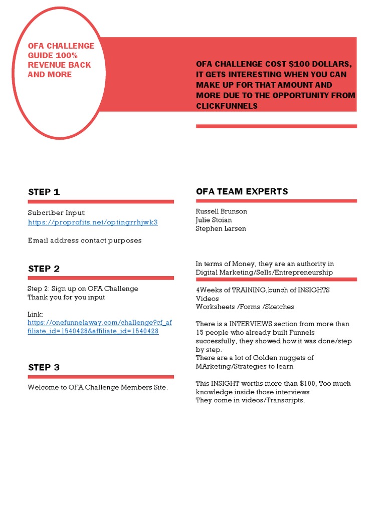 OFA Challenge Guide | PDF | Computing | World Wide Web