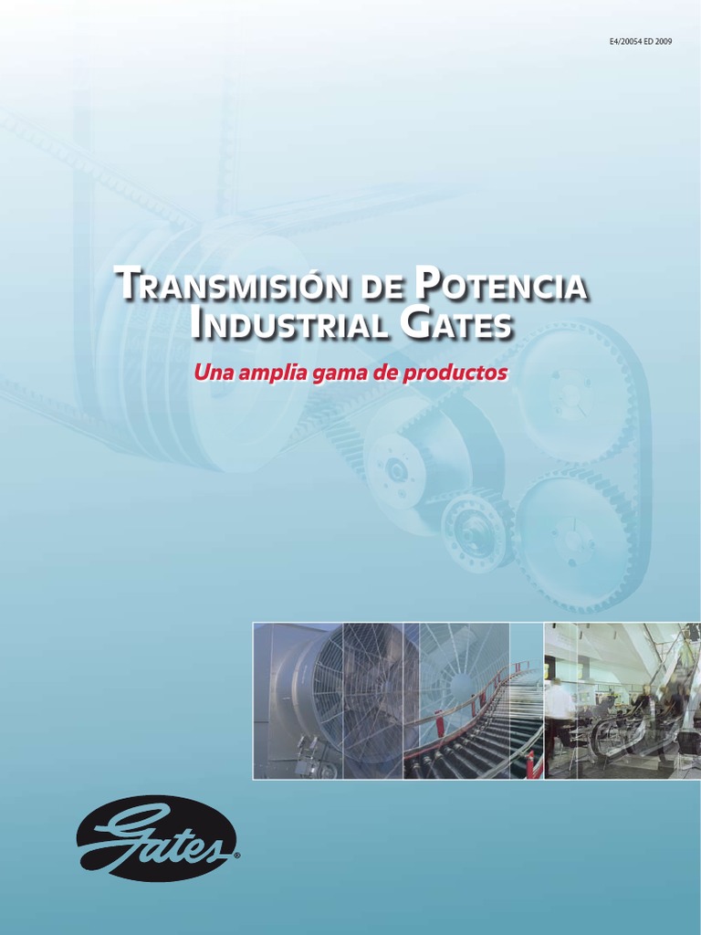 Correas Gates Español PDF | PDF | Transmisión (Mecánica) | Fatiga ...