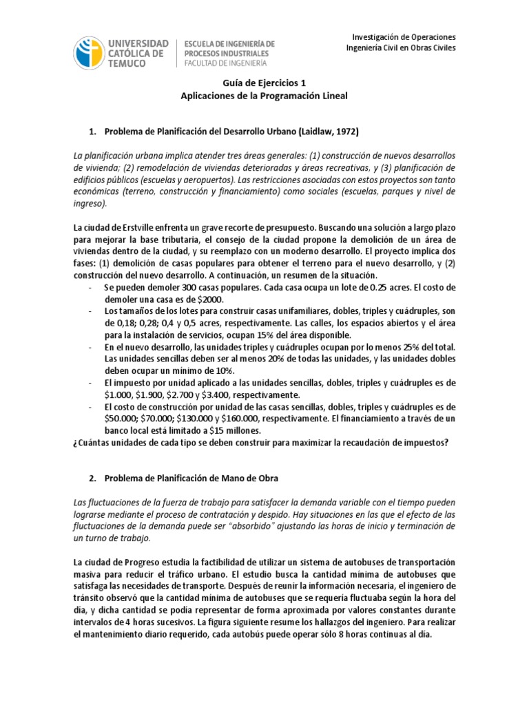 Aplicaciones de La Programación Lineal | PDF | Inventario | Transporte