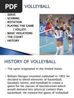 Volleyball Game Rules and Mechanics | PDF | Volleyball | Leisure