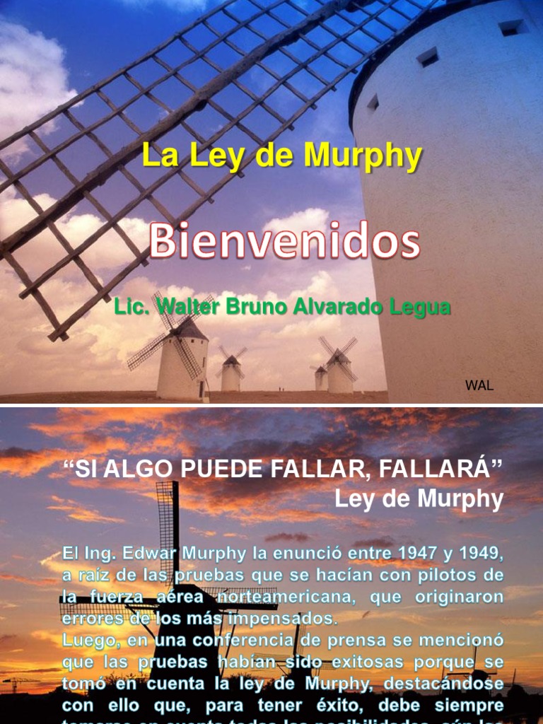 Ley de Murphy: Principios y Aplicaciones | PDF | Tecnología