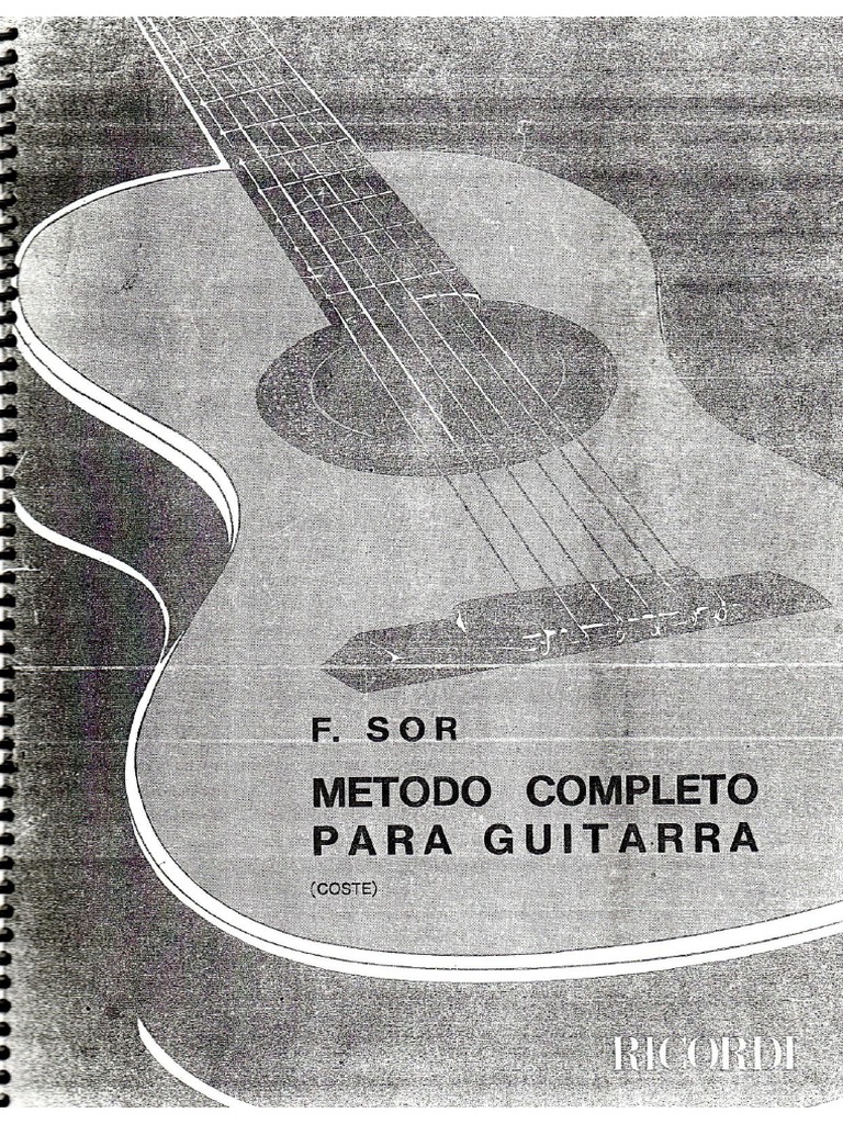 Metodo para Guitarra Sor-Coste | PDF