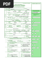 Certificate of Live Birth Form | PDF | Government And Personhood | Family