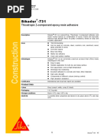 Weber 331 TX Repair Mortar Datasheet | PDF | Cement | Mortar (Masonry)