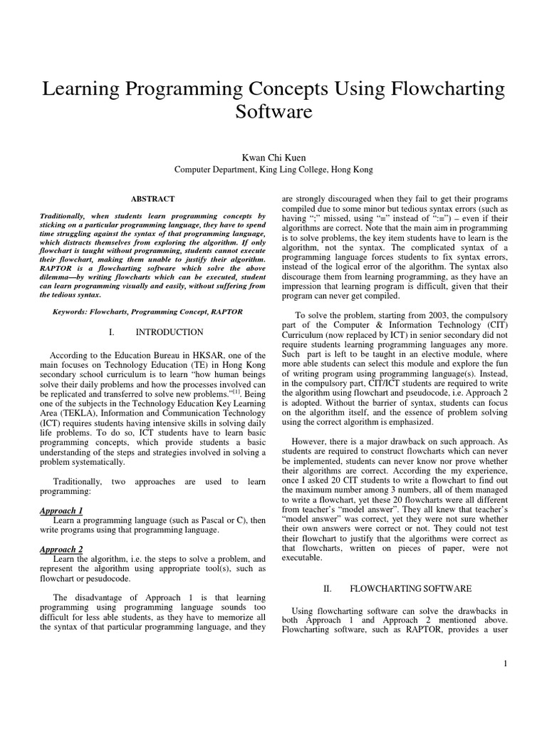 GCCE Raptor | PDF | Computer Programming | Educational Technology