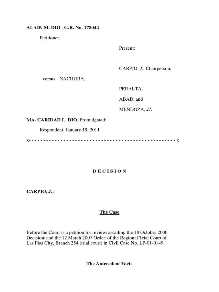 Annulment Case - Full Text | PDF | Annulment | Marriage