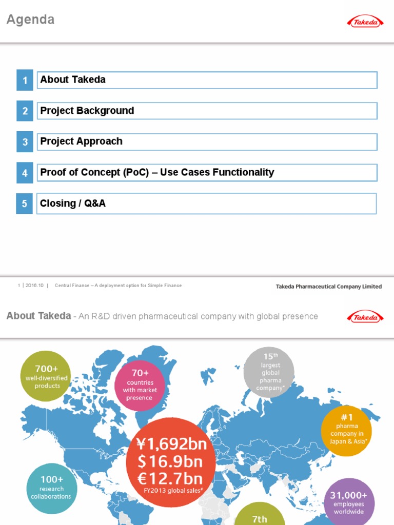 Central Finance PoC Overview at Takeda | PDF | Accounts Payable | Banks