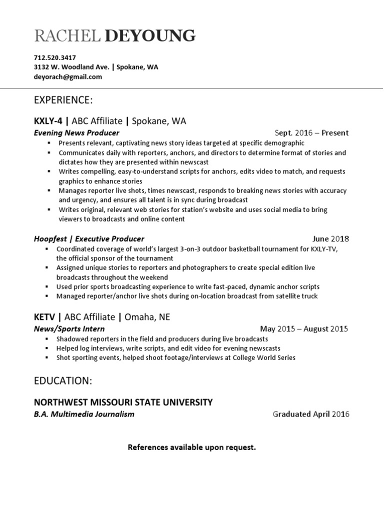 Resume 2019 | PDF