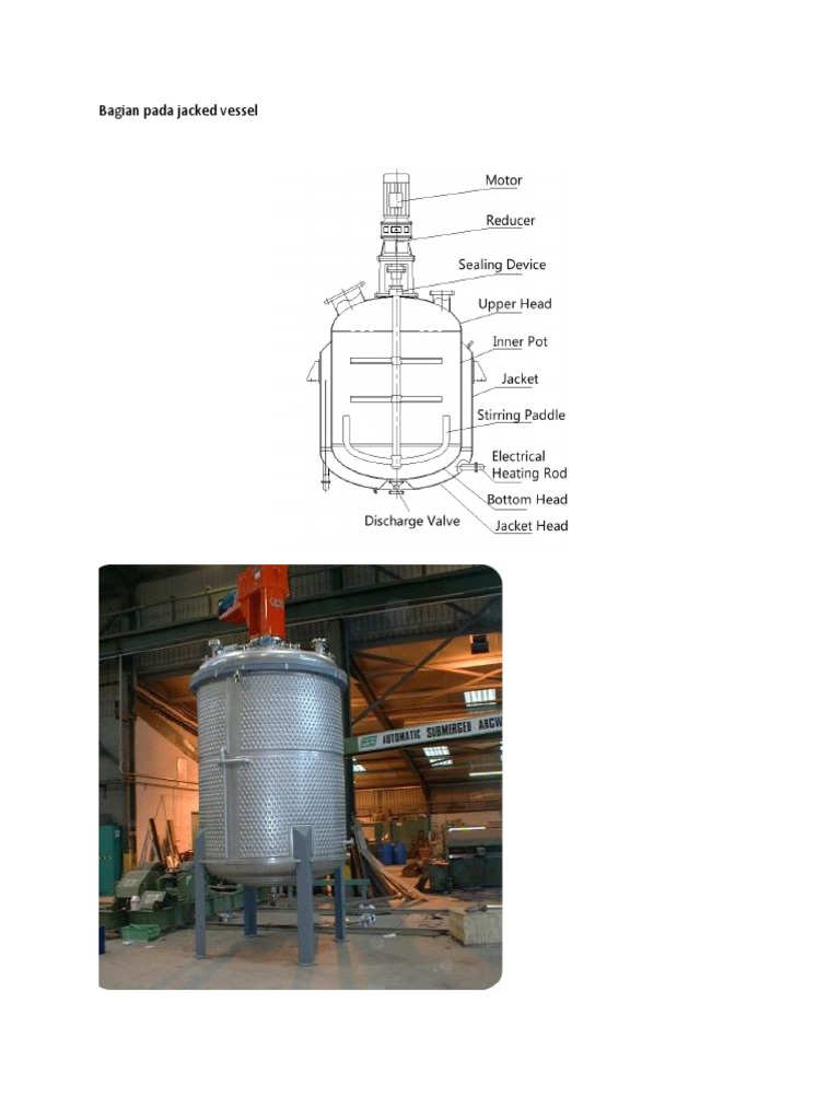 Jacketed Vessel Heat Exchanger | PDF