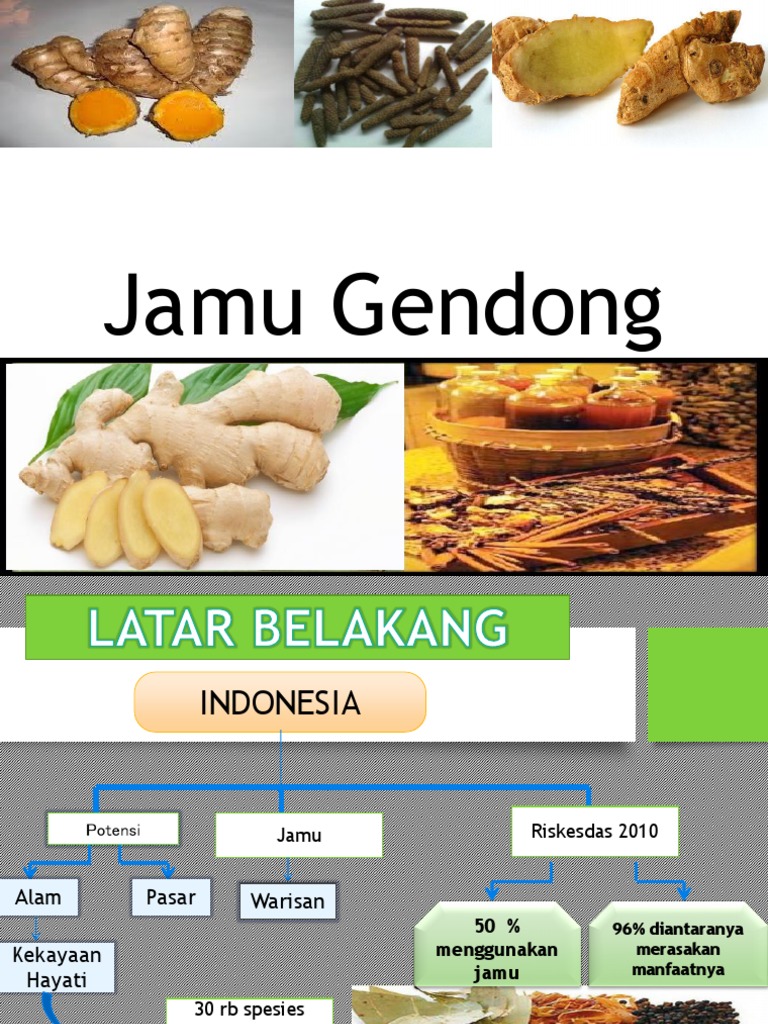 Panduan Jamu Gendong Tradisional Indonesia | PDF | Memasak, Makanan ...