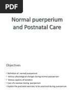 Abnormal Puerperium Lecture | PDF | Postpartum Period | Childbirth