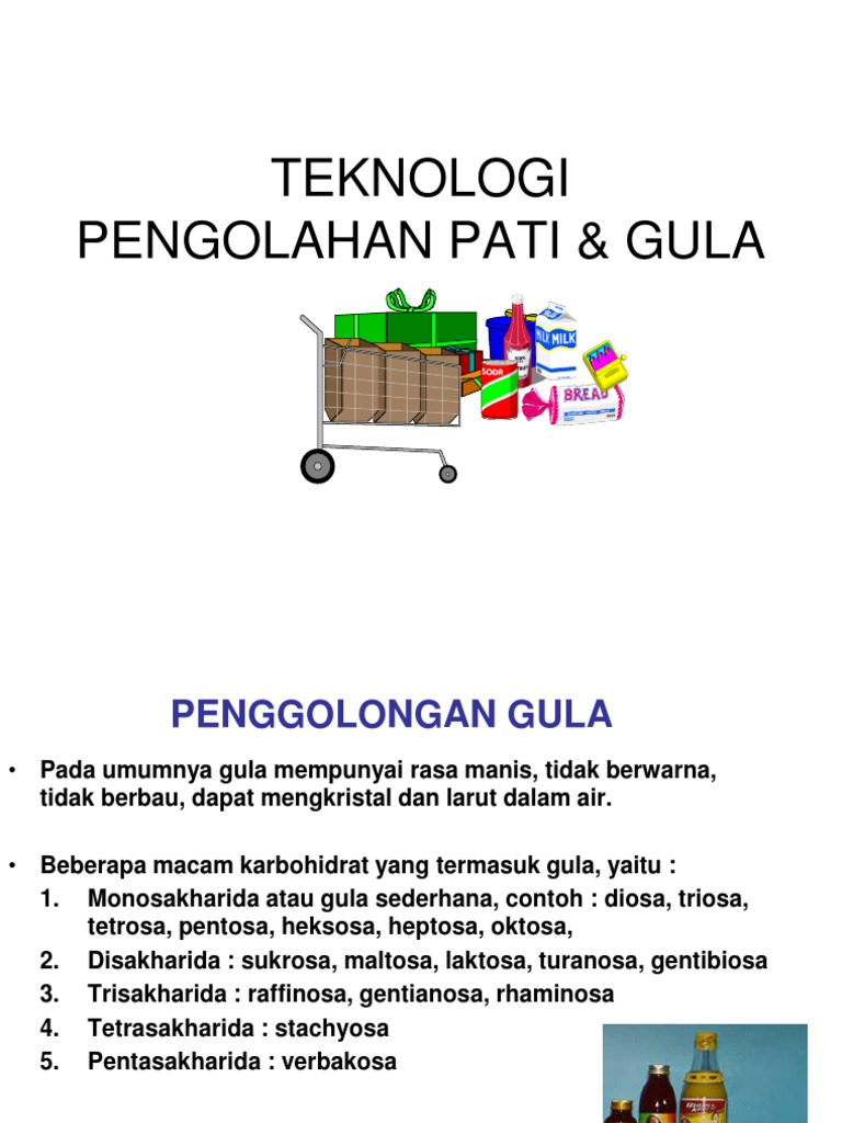 Teknologi Pengolahan Pati Dan GUla | PDF