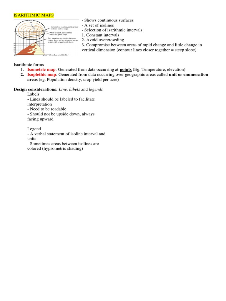 Isarithmic Maps | PDF