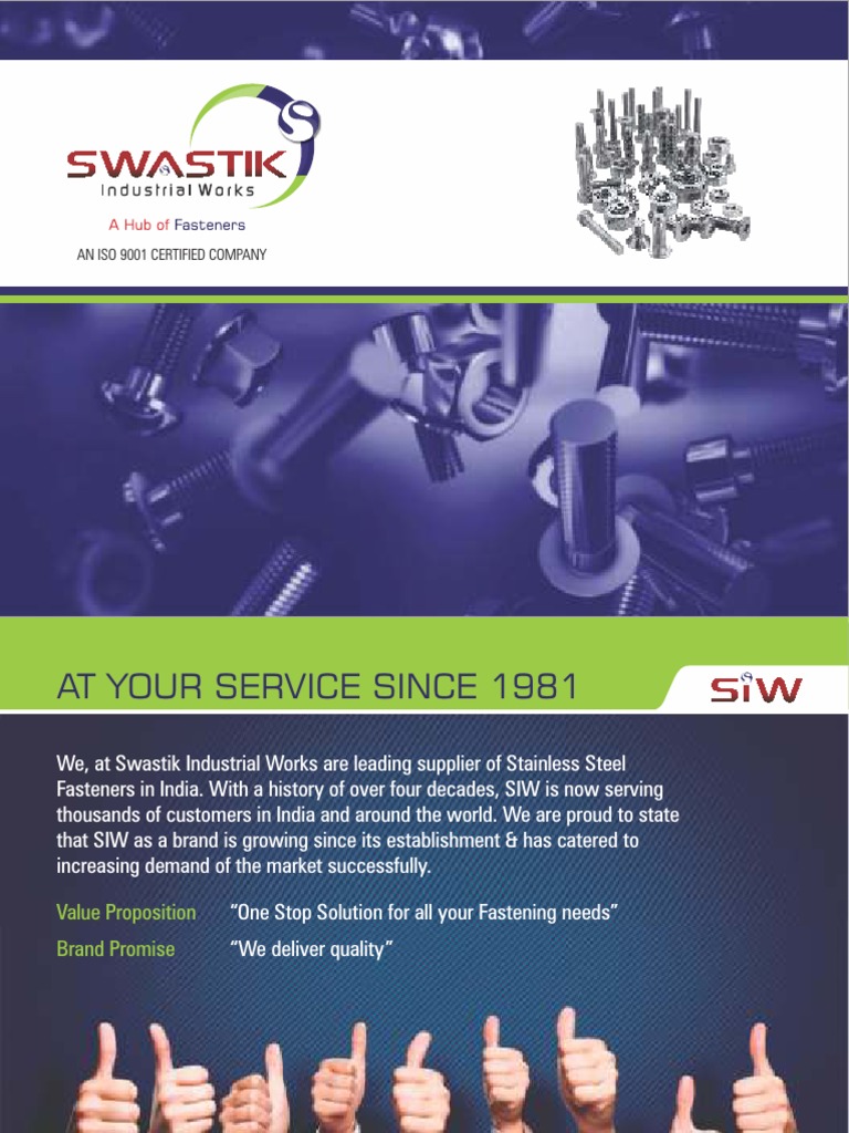 SIW Product Catalog | PDF | Screw | Warehouse