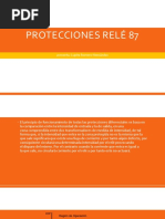 Justificación de La Protección 87B | PDF | Relé | Corriente eléctrica