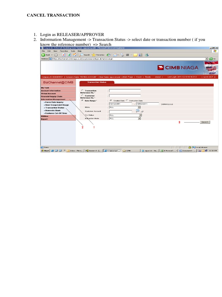 Cancel Transaction | PDF