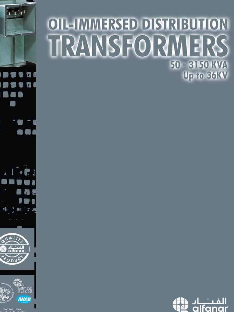 Alfanar Transformer Catalog PDF | PDF | Transformer | Electrical Impedance