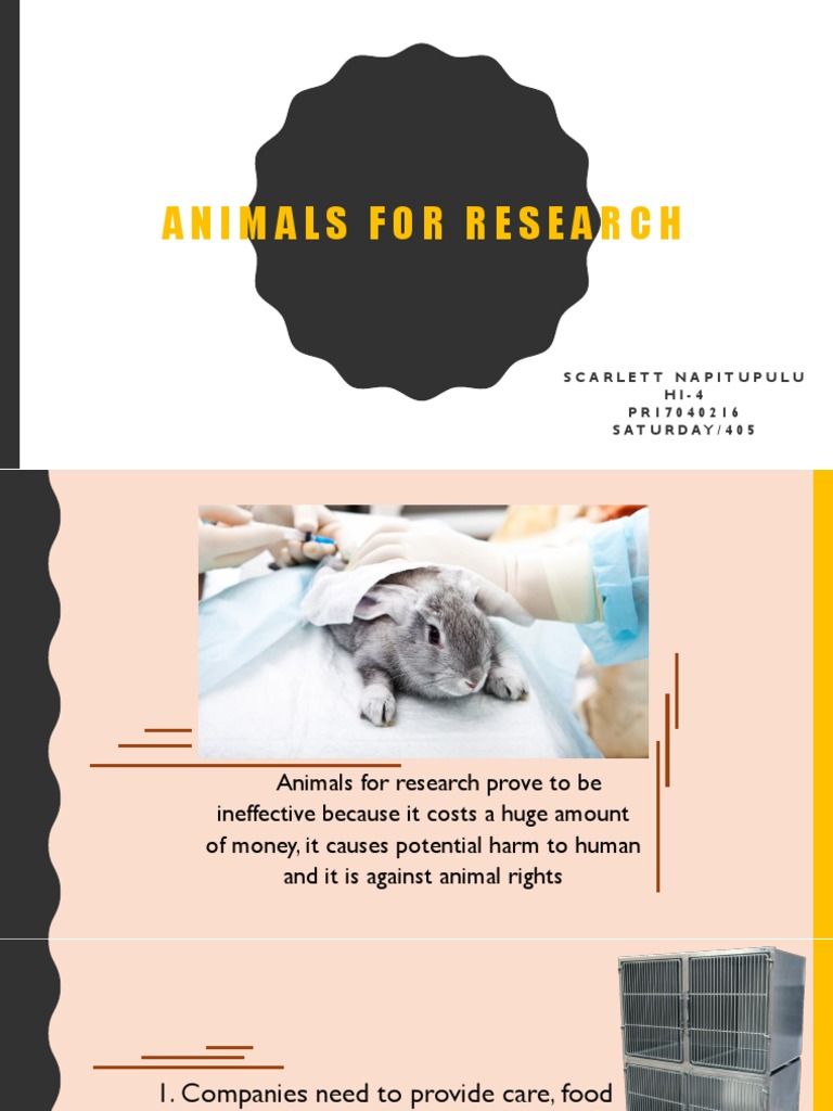 Animals For Research | PDF | Self-Improvement