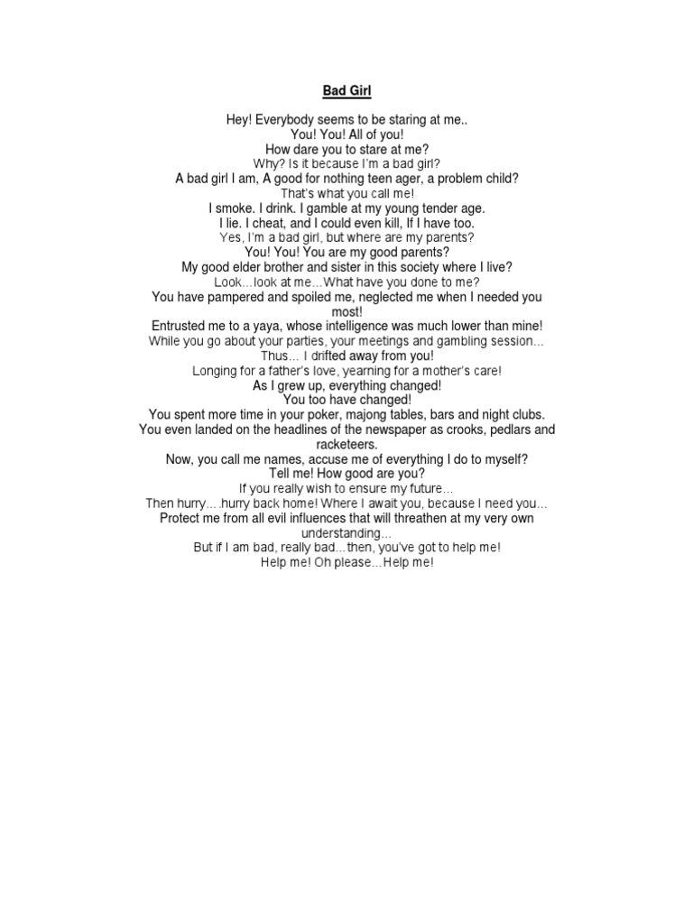 Grade 8 Declamation | PDF