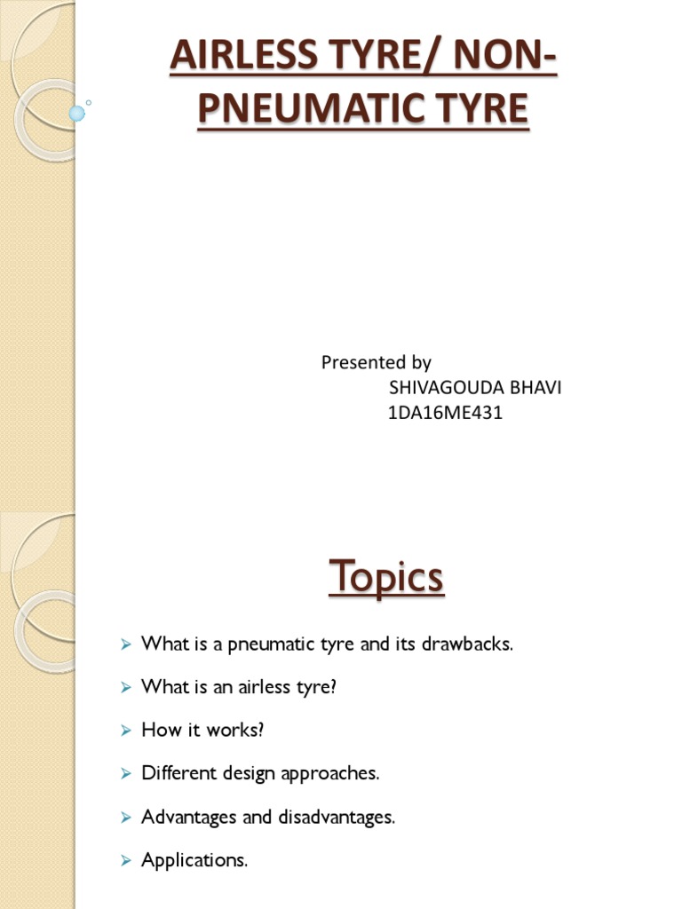 Airless Tyres | PDF | Tire | Vehicles