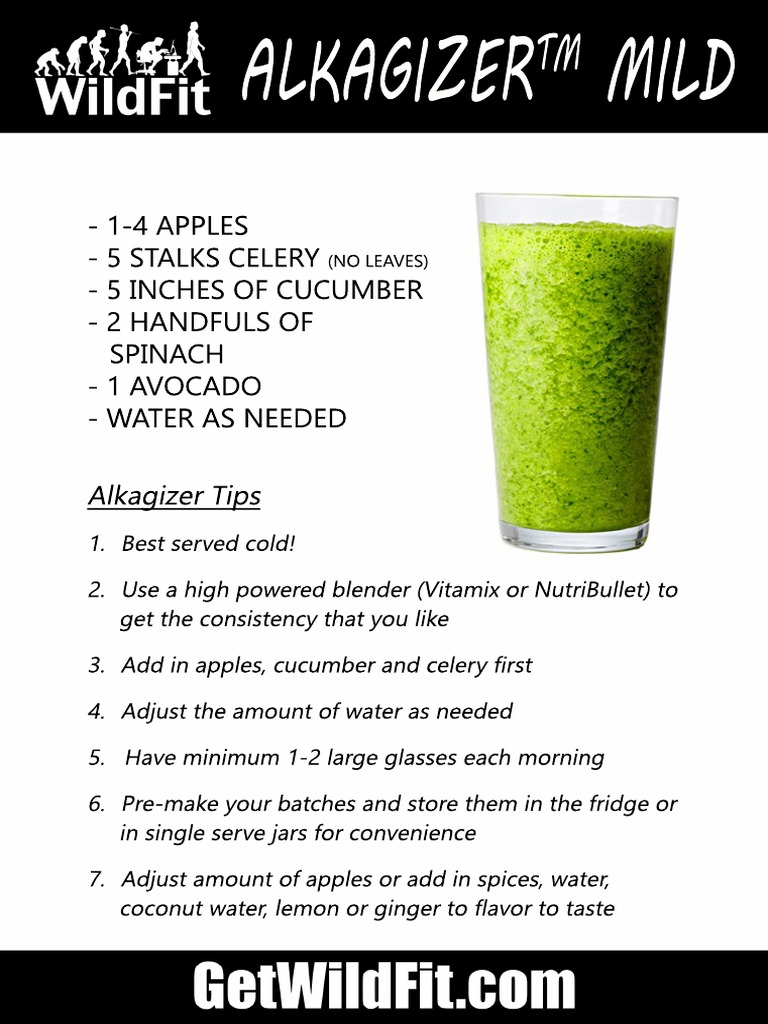 Alkagizer Mild Recipe | PDF