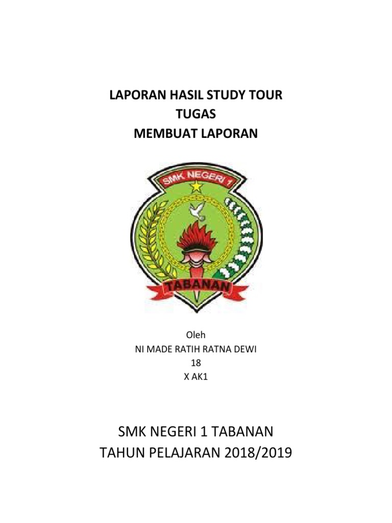 Laporan Hasil Study Tour Pdf