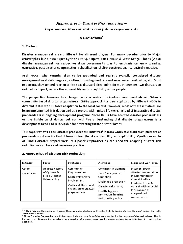 Risk Reduction | PDF | Emergency Management | Disaster Risk Reduction