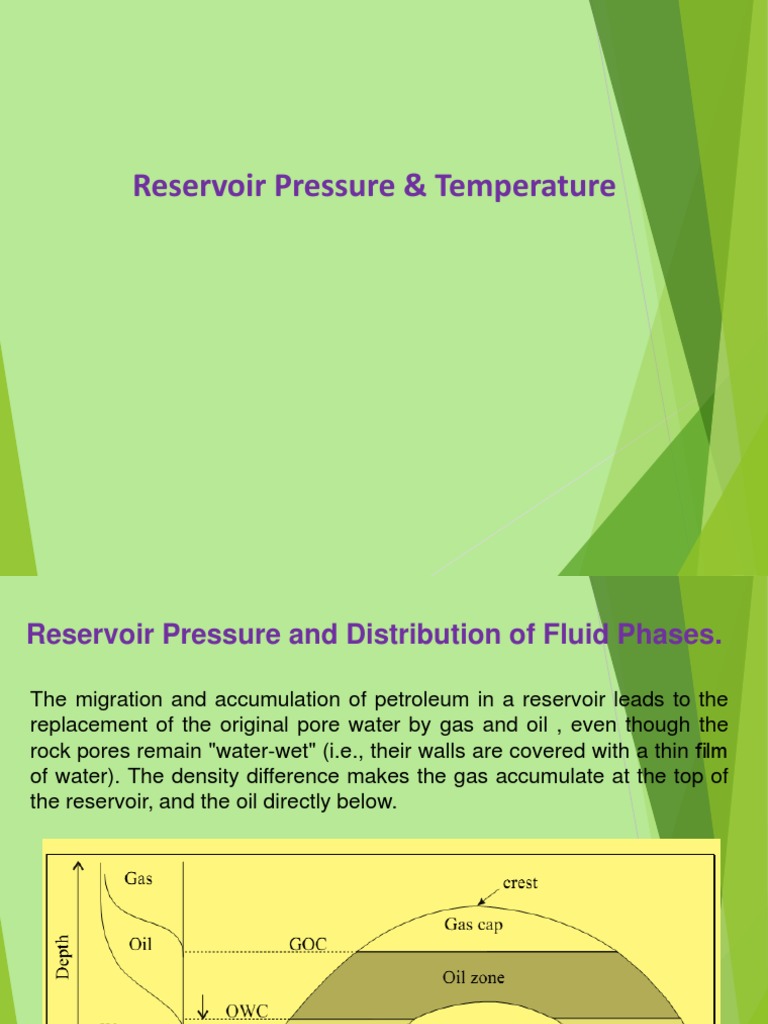 Lecture-05 Reservoir Pressure&Temperature | PDF | Pressure | Petroleum ...