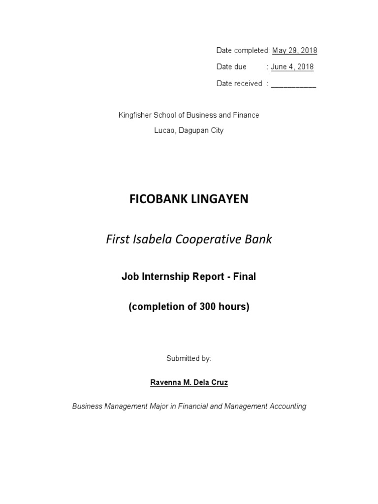 OJT Sample Report | PDF | Mentorship | Employment