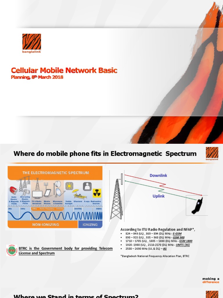 Cellular Mobile Network Basic | PDF | Roaming | Base Station