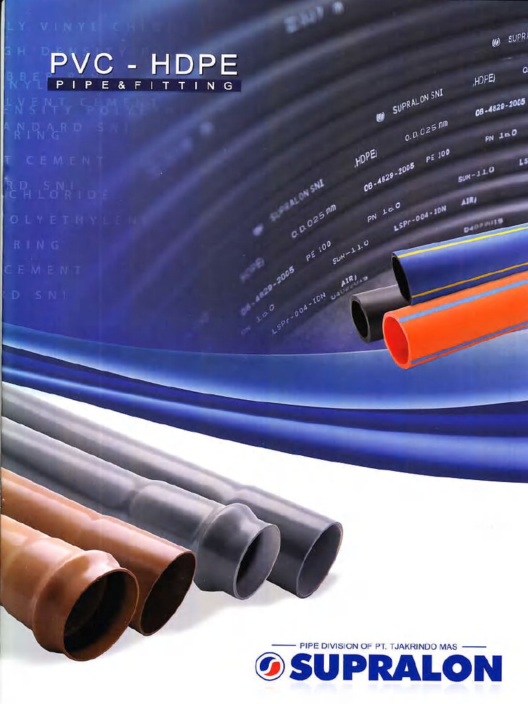 Brosur Pipa PVC-HDPE Supralon | PDF