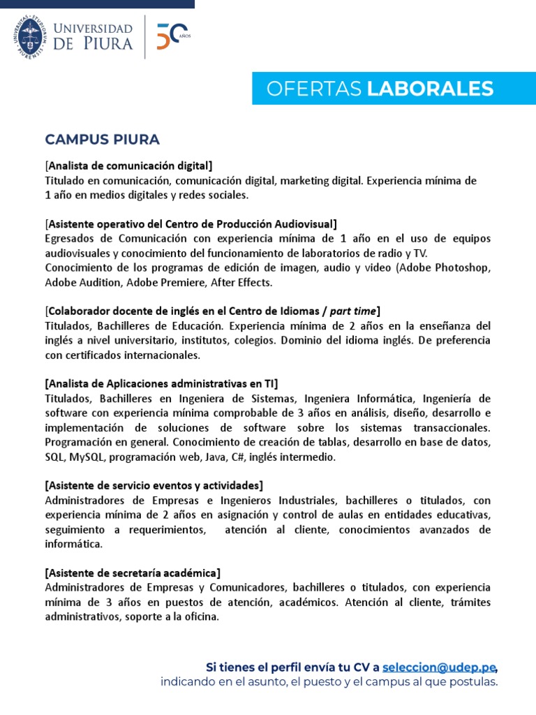 Modelos de Ofertas Laborales | PDF