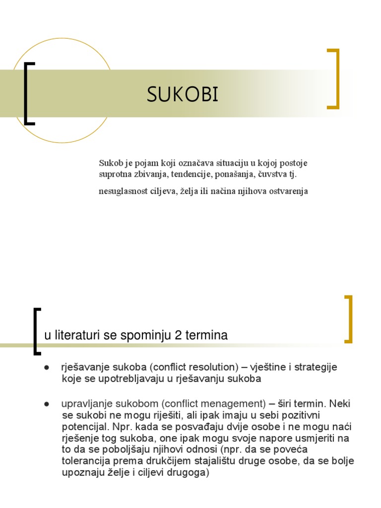 5 Sukobi | PDF
