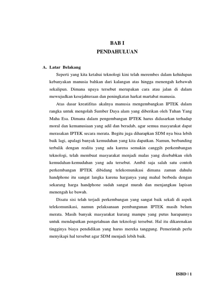 Makalah Peranan SDM Dalam Perkembangan IPTEK KOM | PDF | Ilmu Sosial