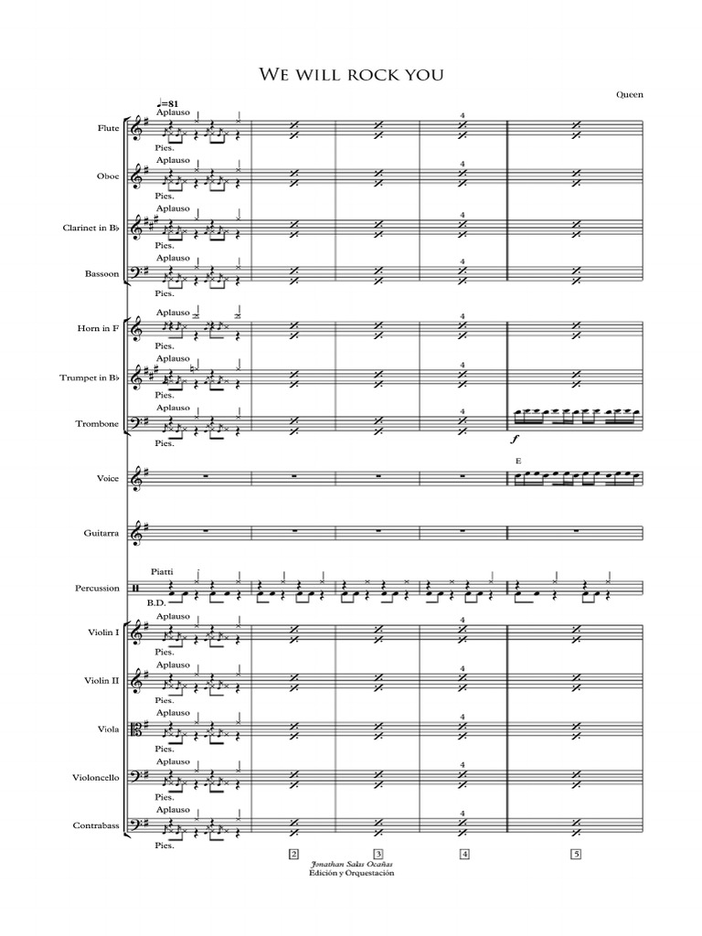We Will Rock You PDF | PDF