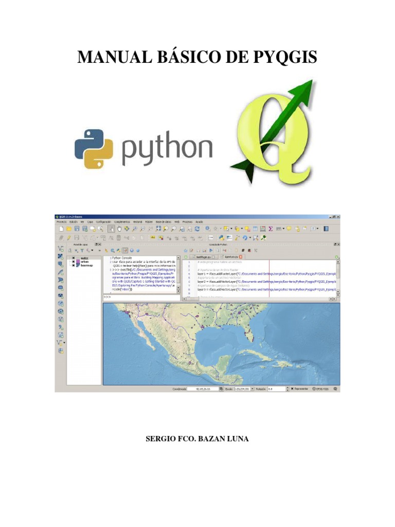 Introduccion Pyqgis | PDF | Interfaz de línea de comando | Archivo de ...