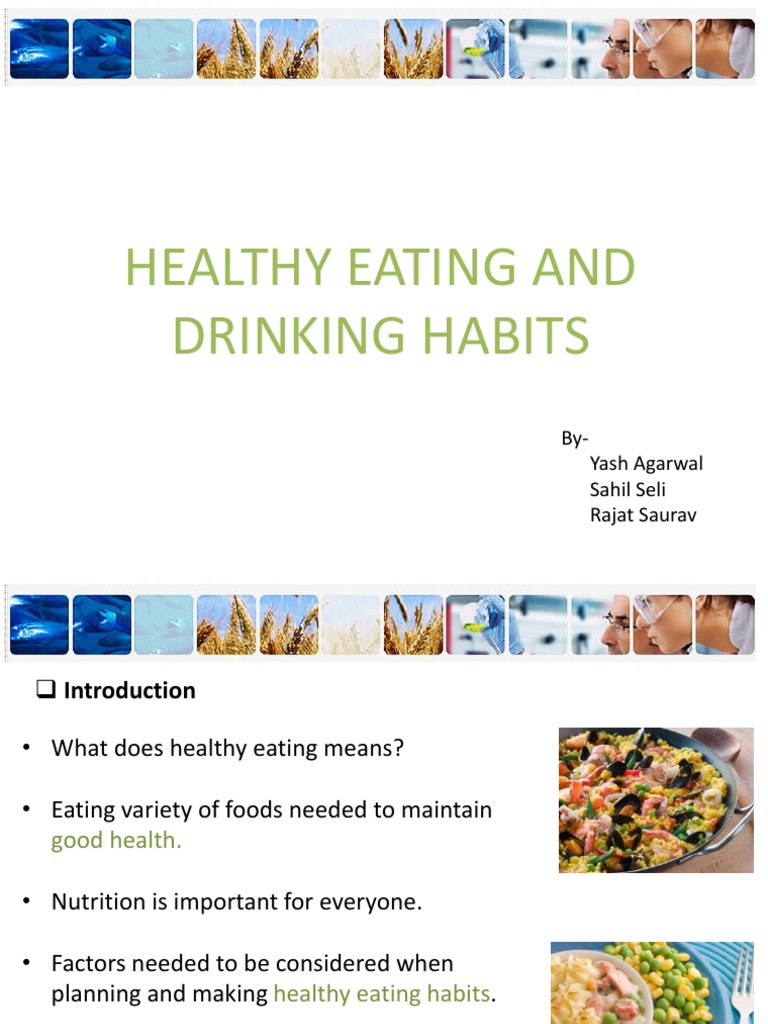 Health and Eating Habits | PDF | Healthy Diet | Diet (Nutrition)