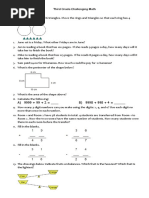 4th Grade Continental Math League Practice Questions - Set 1 | PDF ...