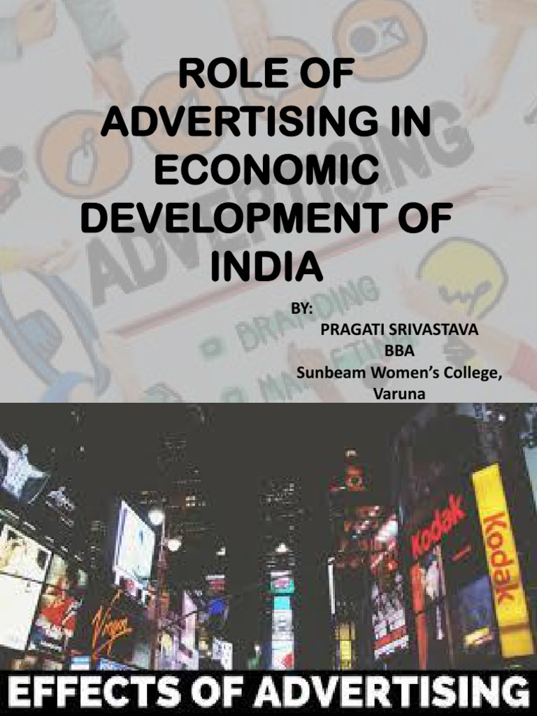 Role of Advertising in Economical Development | PDF | Demand | Competition