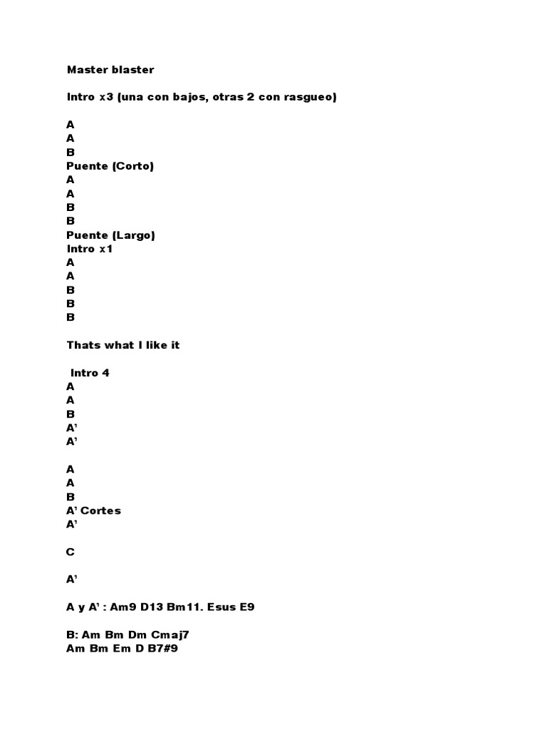 Master Blaster | PDF | Arte