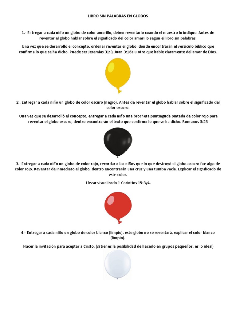 Libro Sin Palabras Pdf Cristo Título Biblia