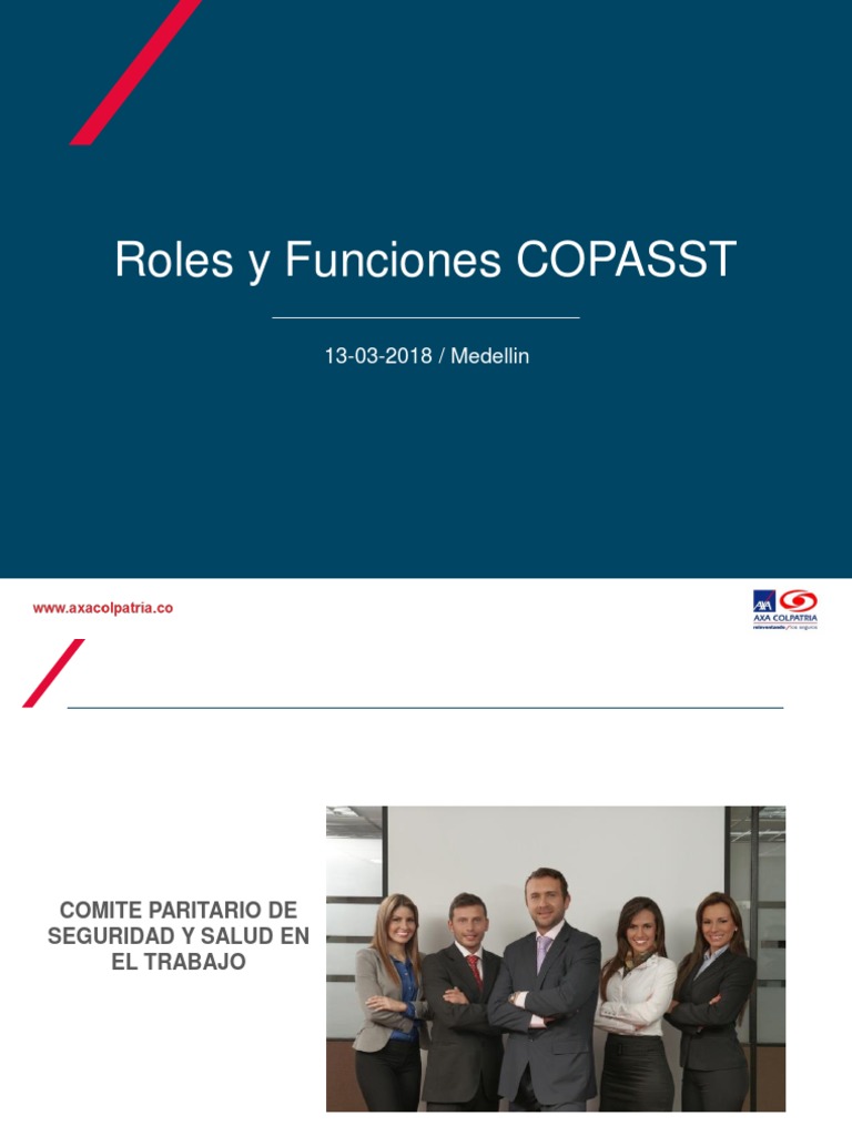 Presentacion Copasst | PDF | Cuidado de salud del gobierno | Gobierno