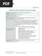 ANSA Geometry Cleanup Training Guide | PDF | Area | Geometry