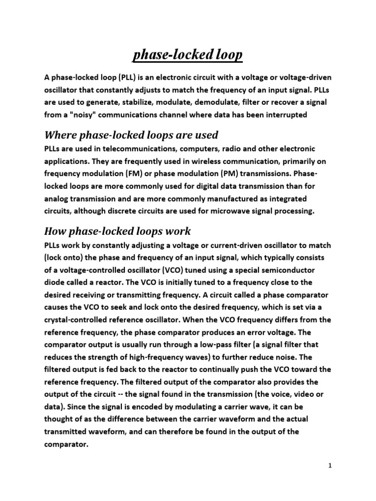 Phase Pdf Detector Radio Telecommunications