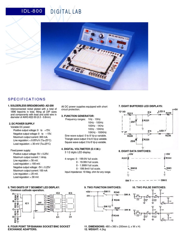 Idl 800 | PDF | Power Supply | Amplifier
