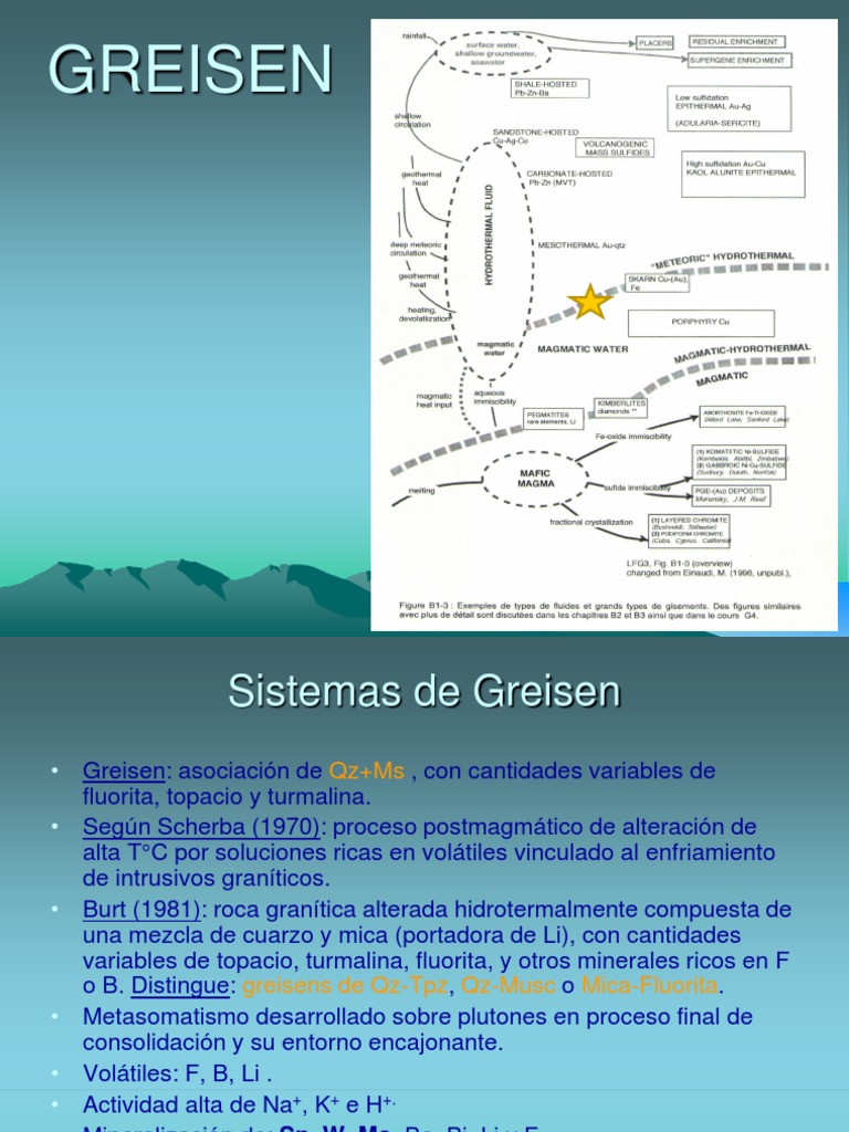 Sistemas de Greisen | PDF | Minerales | Mineralogía