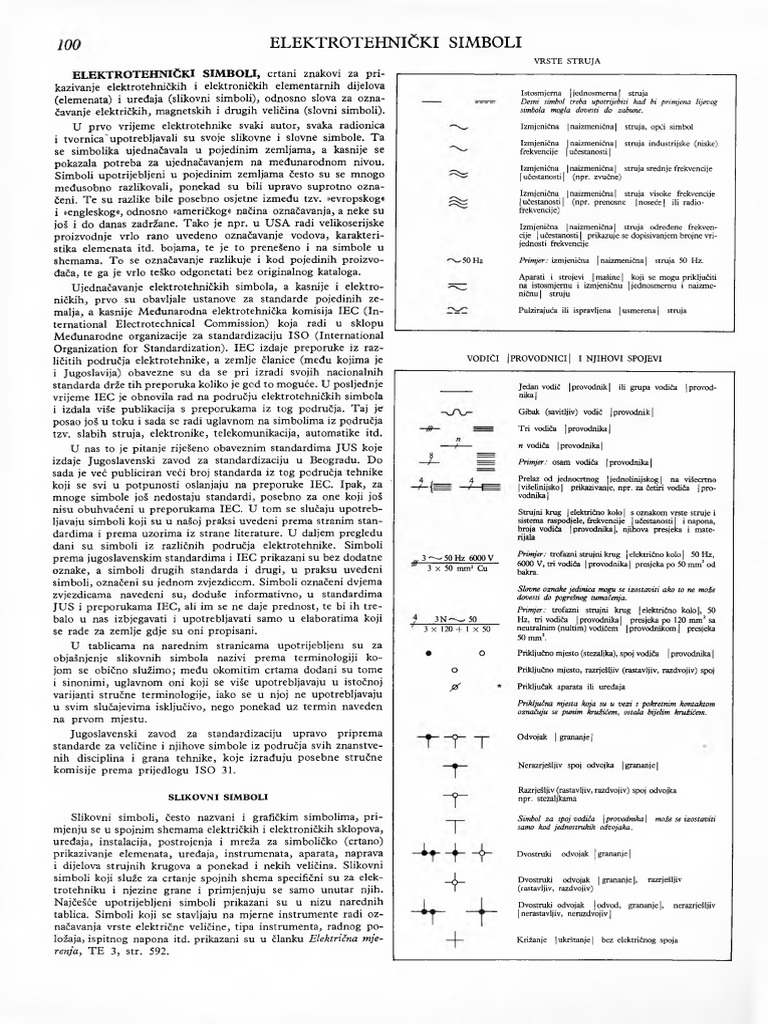 Elektrotehnicki Simboli PDF | PDF