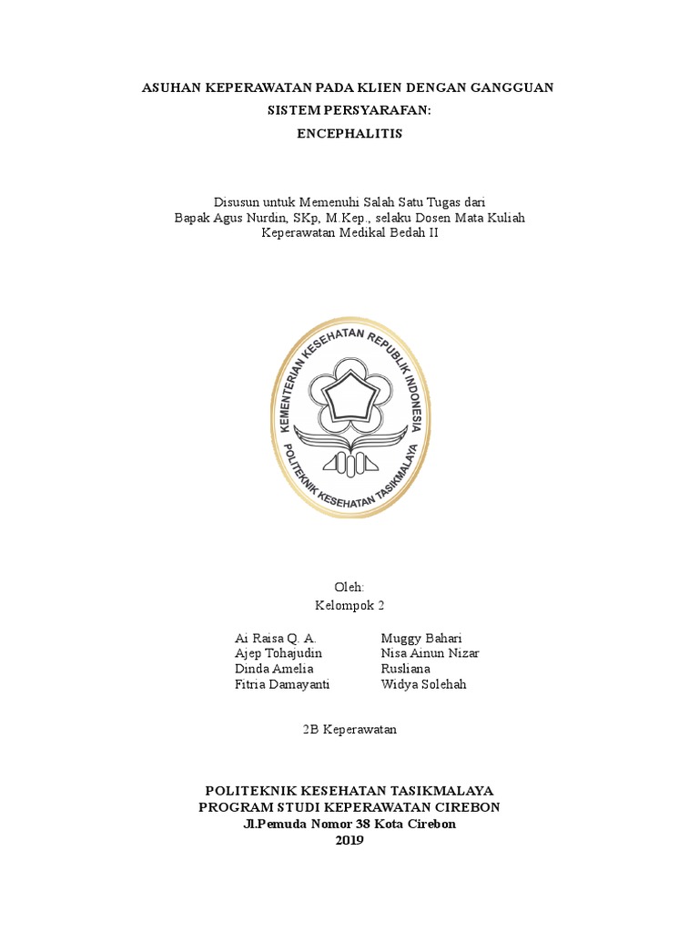 02 Askep Encephalitis | PDF